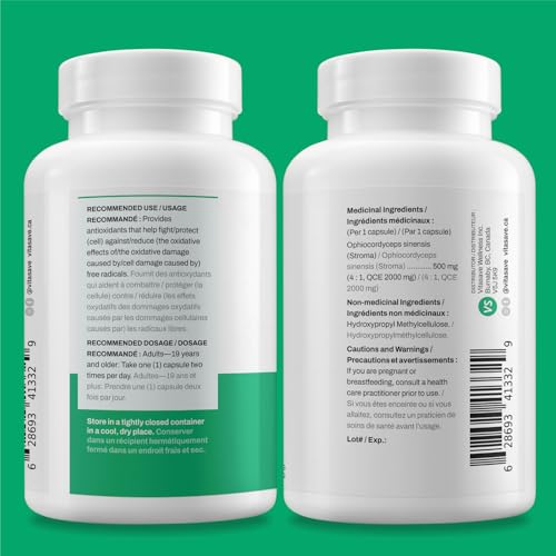vegan Cordyceps mushroom supplement benefits