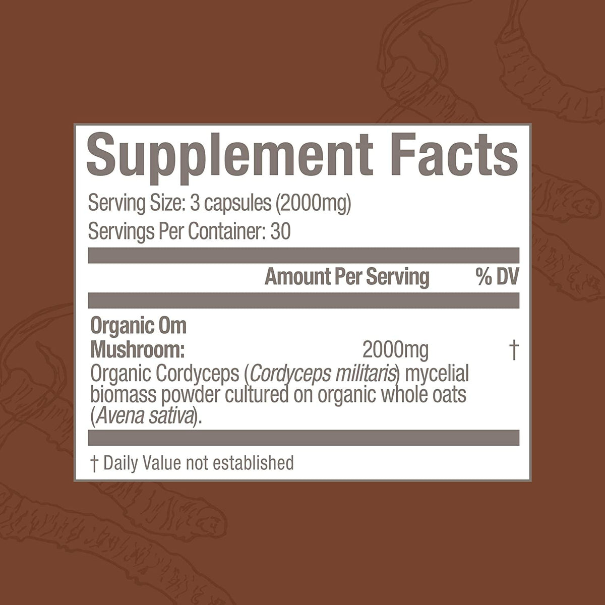 vegan cordyceps mushroom supplement