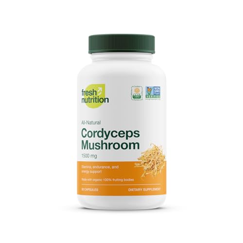 Vegan cordyceps mushrooms for stamina