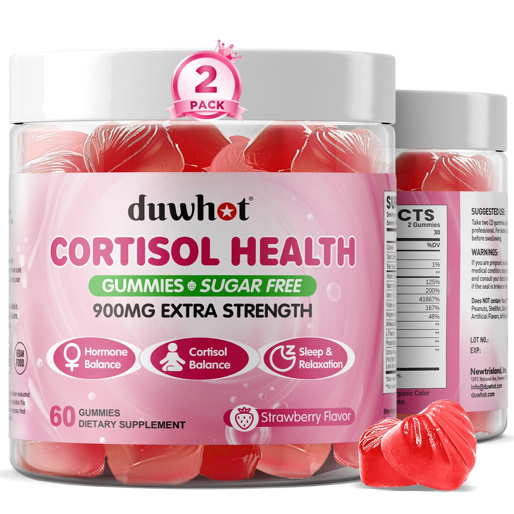 Vegan cortisol gummies for stress relief