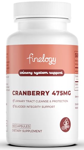 Vegan cranberry capsules for bladder support