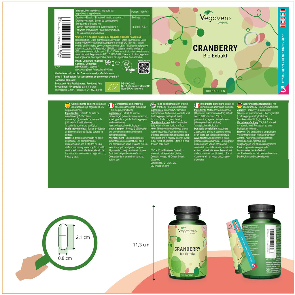 vegan cranberry capsules for wellness