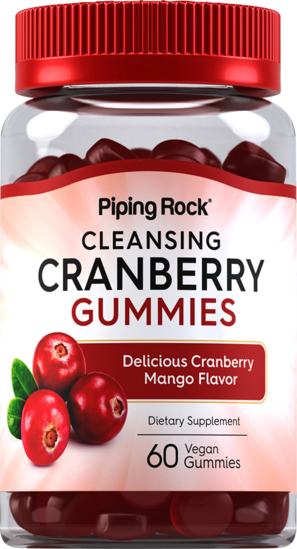 vegan cranberry cleansing gummies