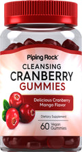 vegan cranberry cleansing gummies