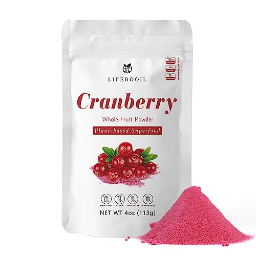 Vegan cranberry powder for baking
