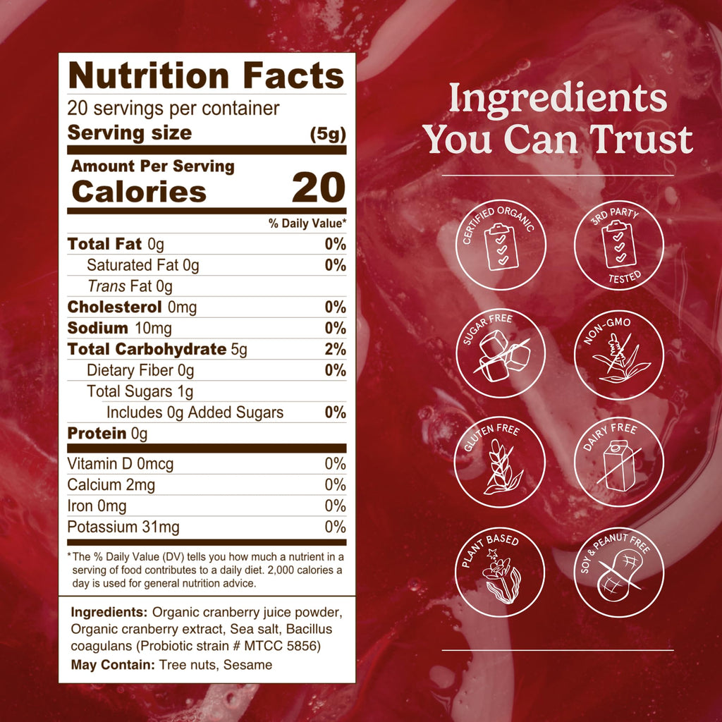 vegan cranberry supplement for health