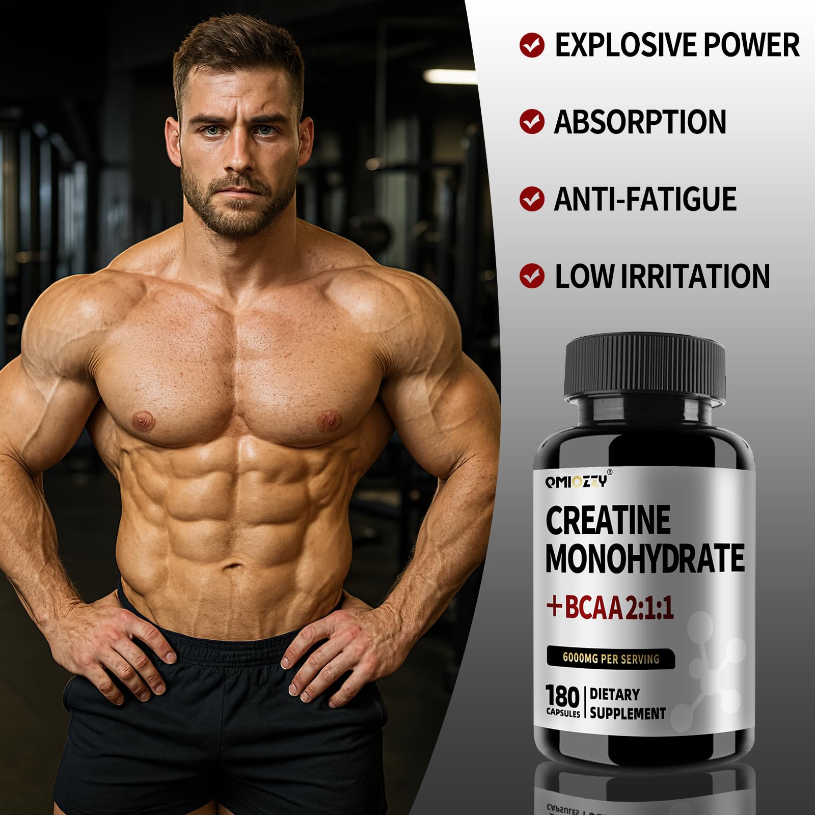 vegan creatine monohydrate capsules