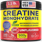 Vegan creatine monohydrate supplement