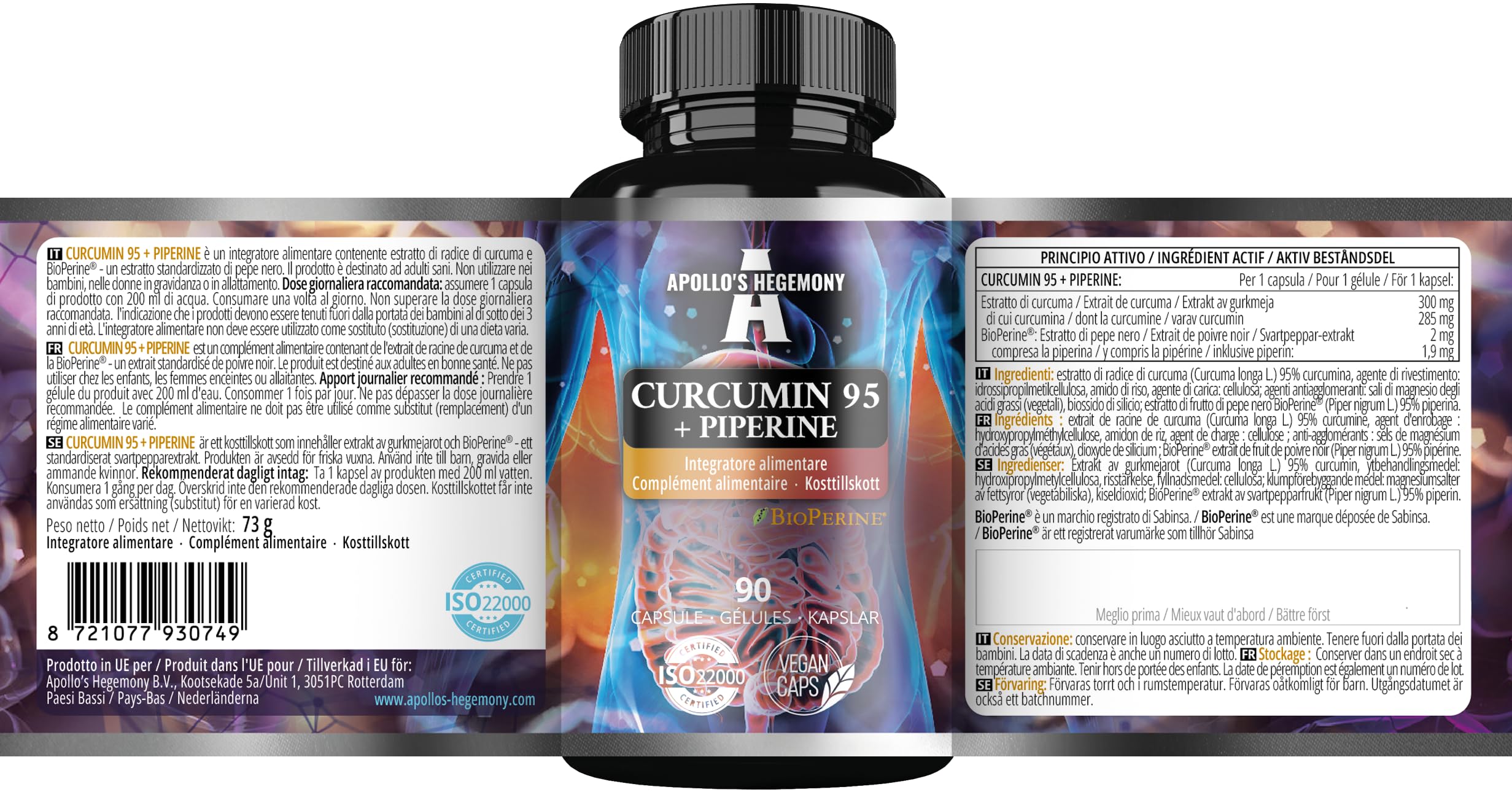 vegan curcumin for digestion