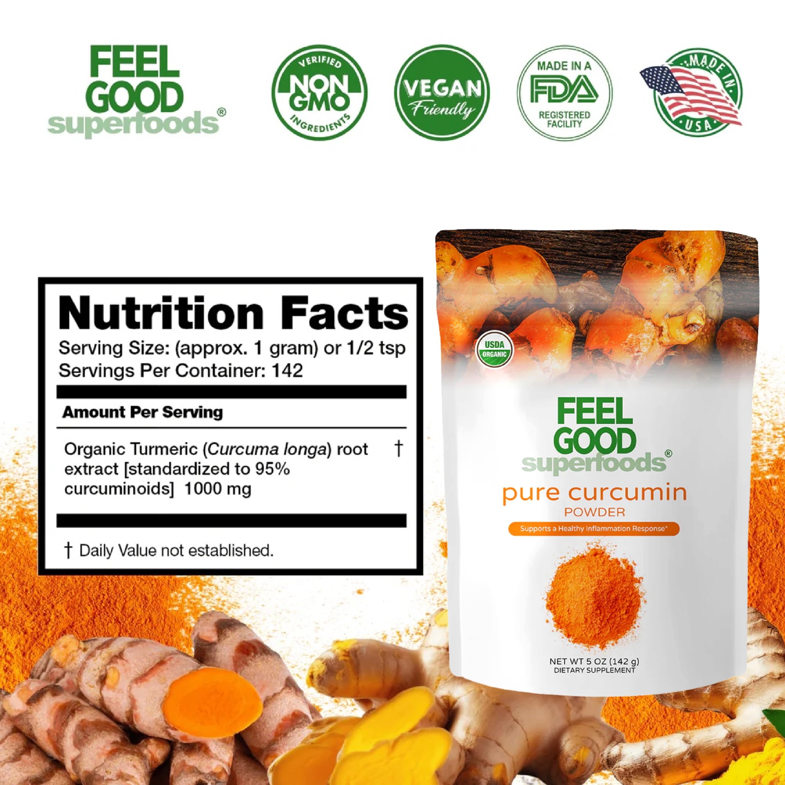 vegan curcumin powder for inflammation