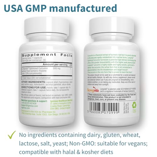 vegan curcumin supplement option