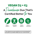 Vegan D3 K2 for heart support