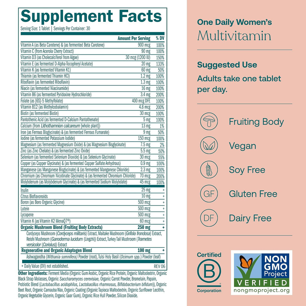 vegan daily multivitamins for women
