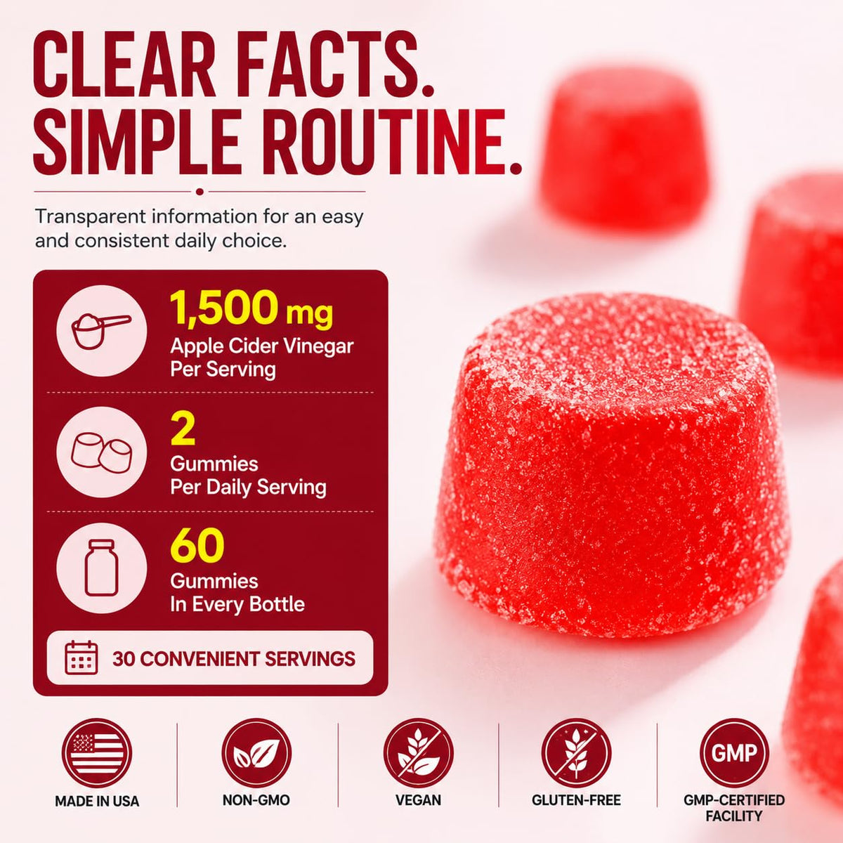 Vegan detox gummies with mother