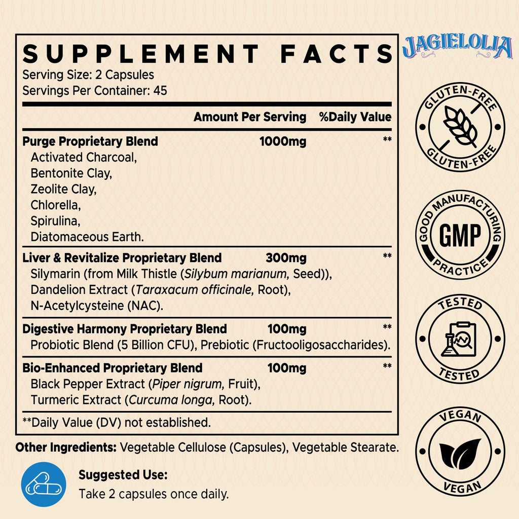 vegan detox tea supplement