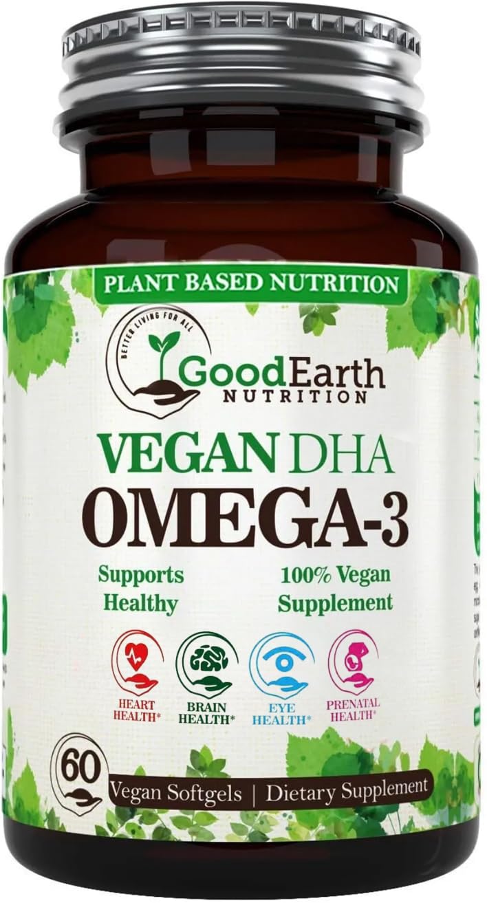 vegan DHA omega 3 softgels