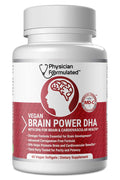 Vegan DHA softgels for brain health