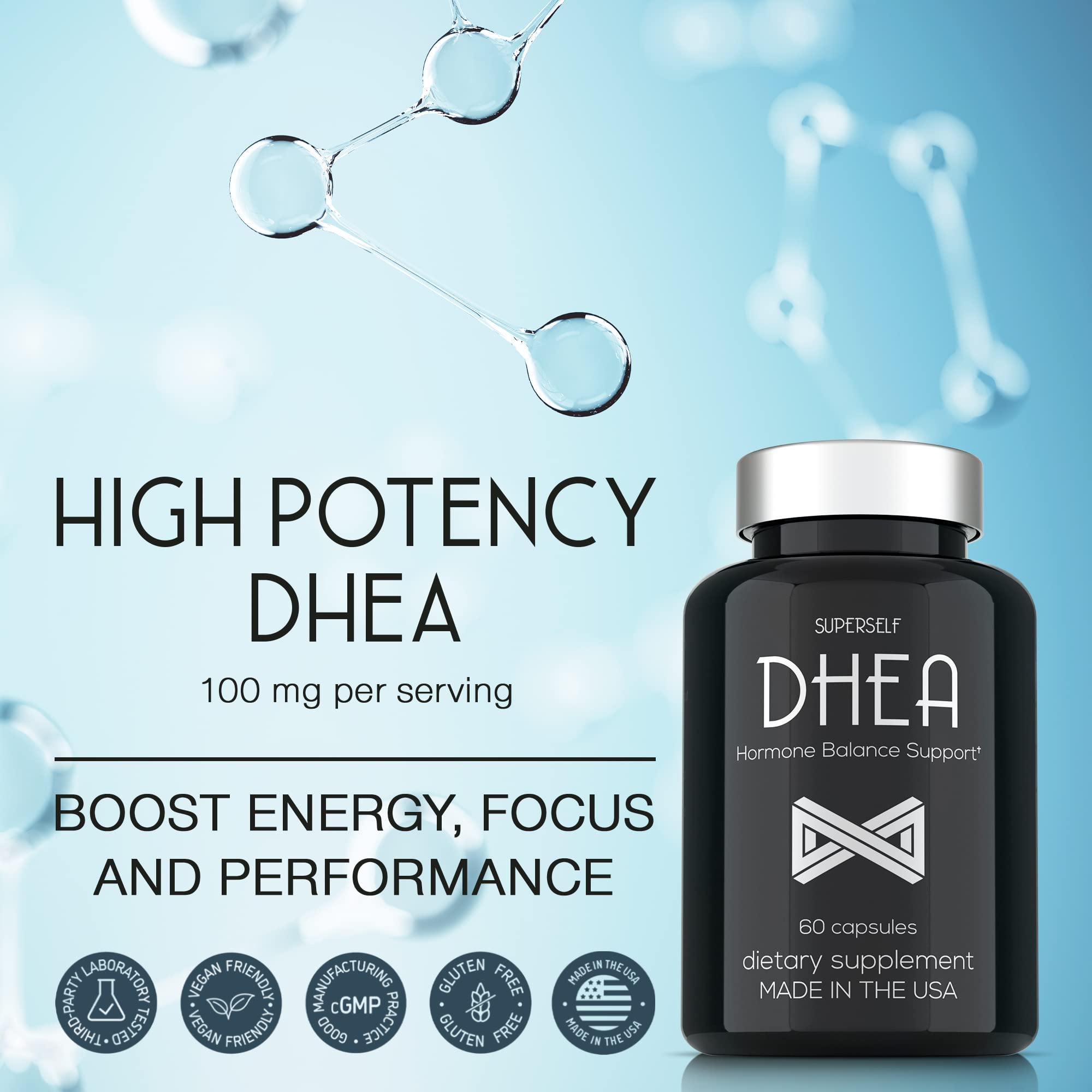 vegan DHEA capsules for vitality