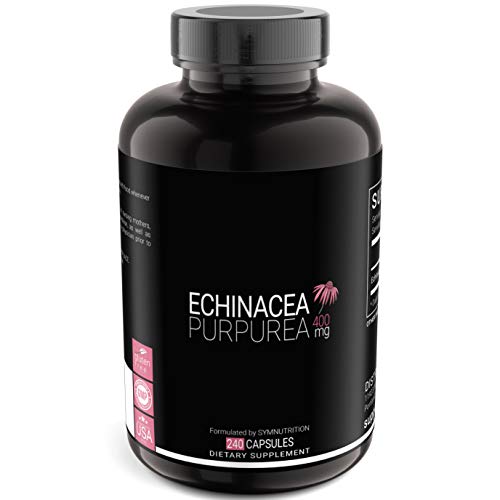Vegan echinacea capsules for immunity