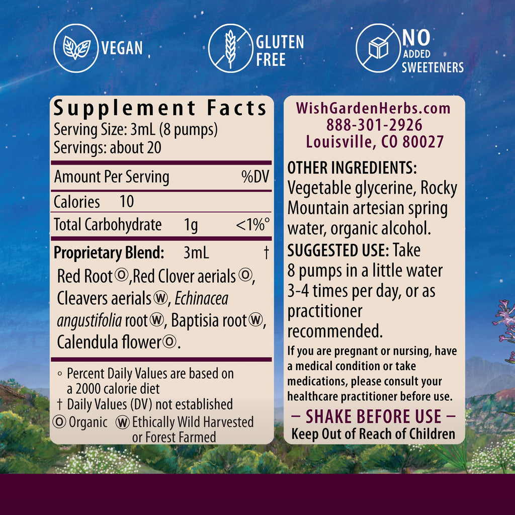 Vegan echinacea herbal supplement benefits