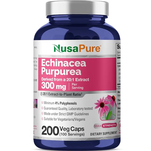 vegan echinacea supplement for health