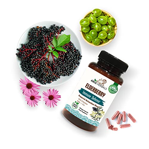 vegan elderberry capsules for health