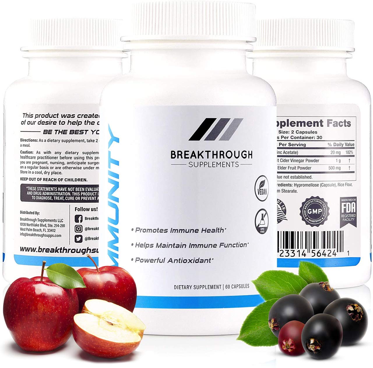 vegan elderberry capsules for immunity
