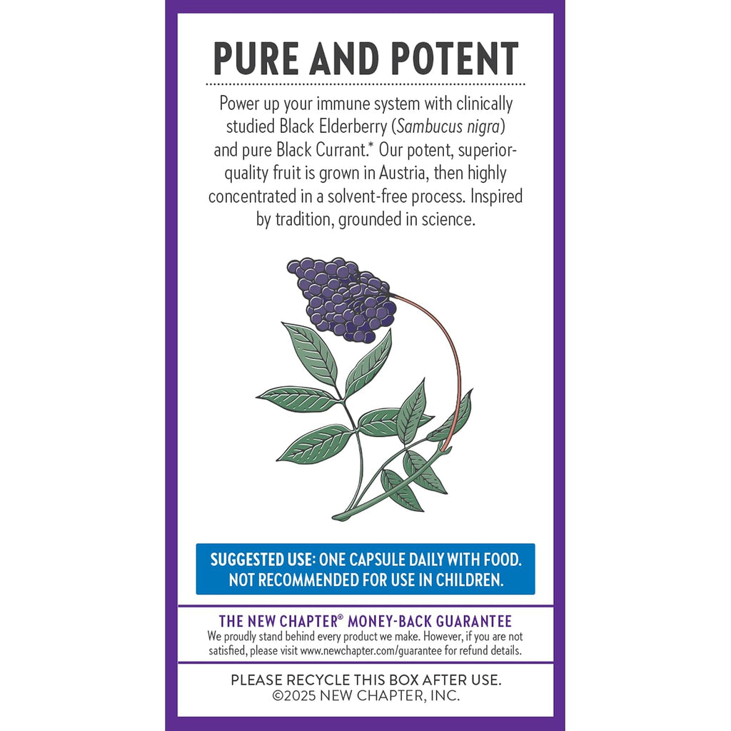 vegan elderberry capsules for wellness support