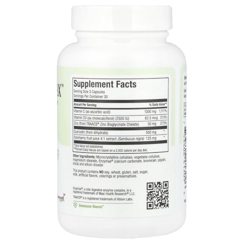 Vegan elderberry capsules with vitamin C