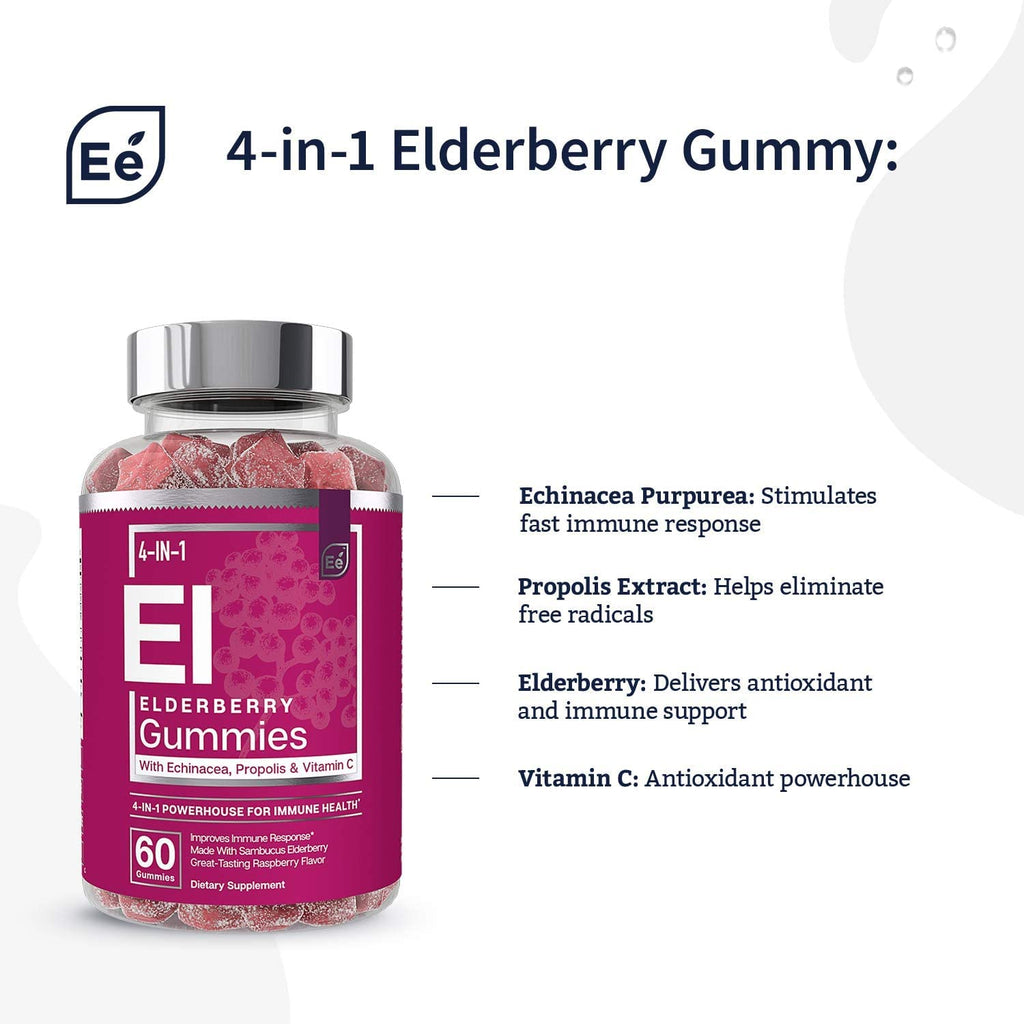 Vegan elderberry gummies for adults