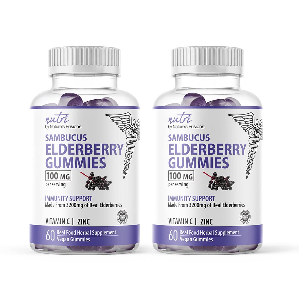 Vegan elderberry gummies for immunity