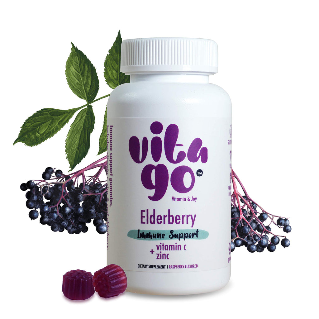 Vegan elderberry gummies for immunity