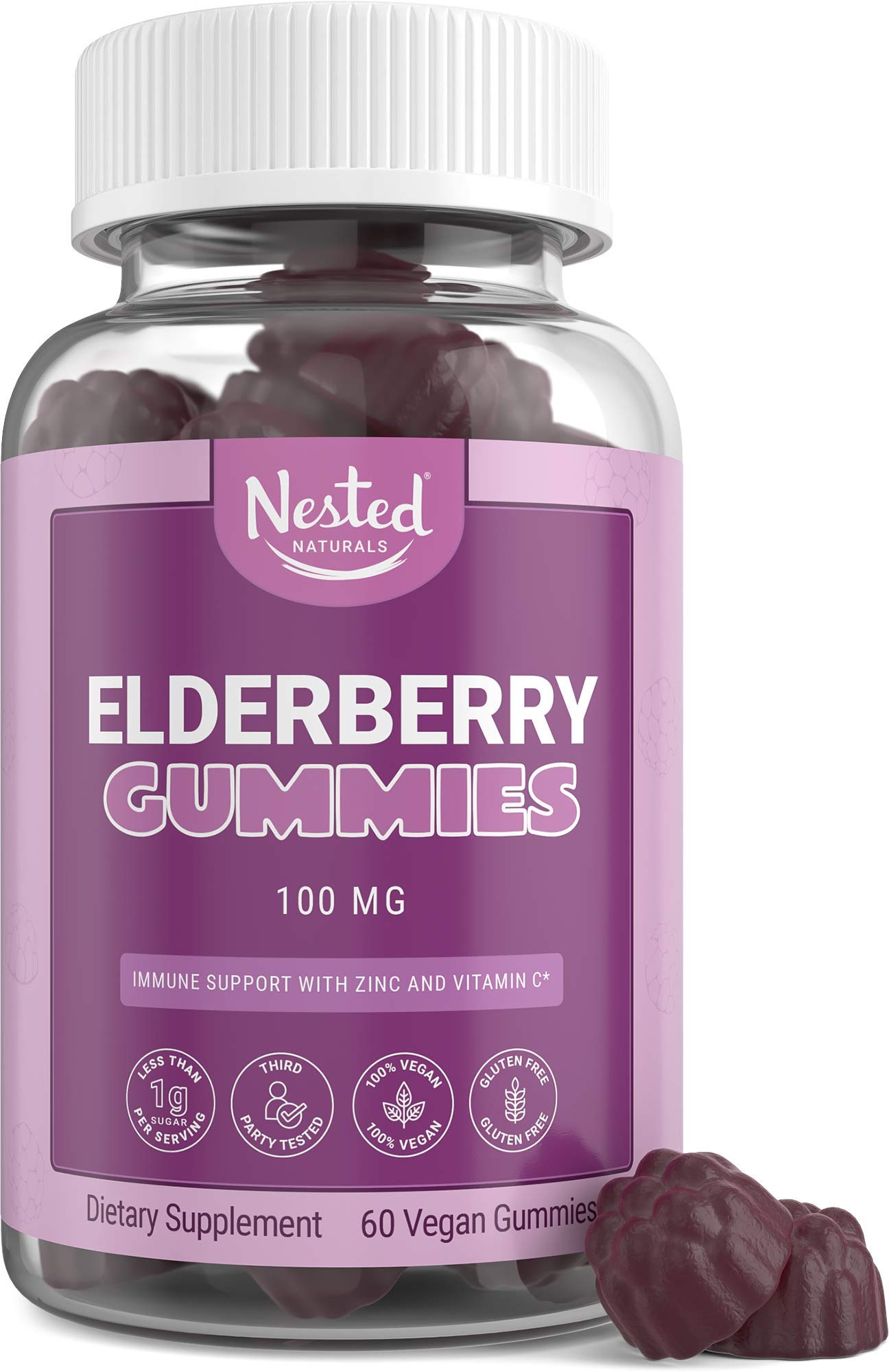 vegan elderberry gummies for immunity
