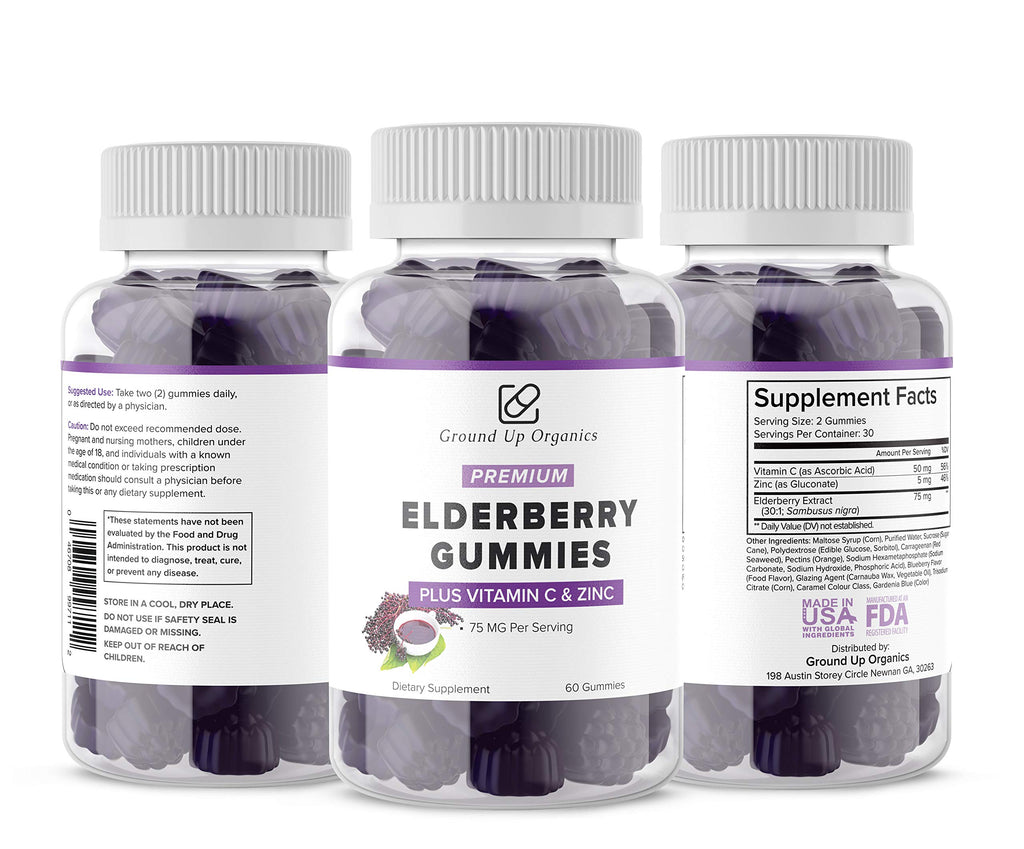 vegan elderberry gummies for immunity