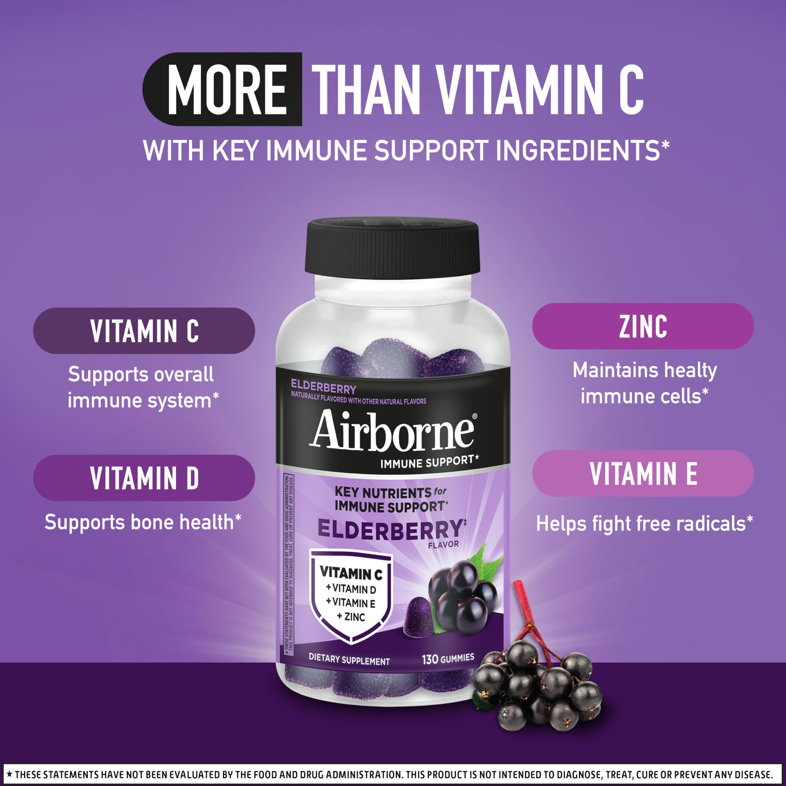Vegan elderberry gummies for wellness