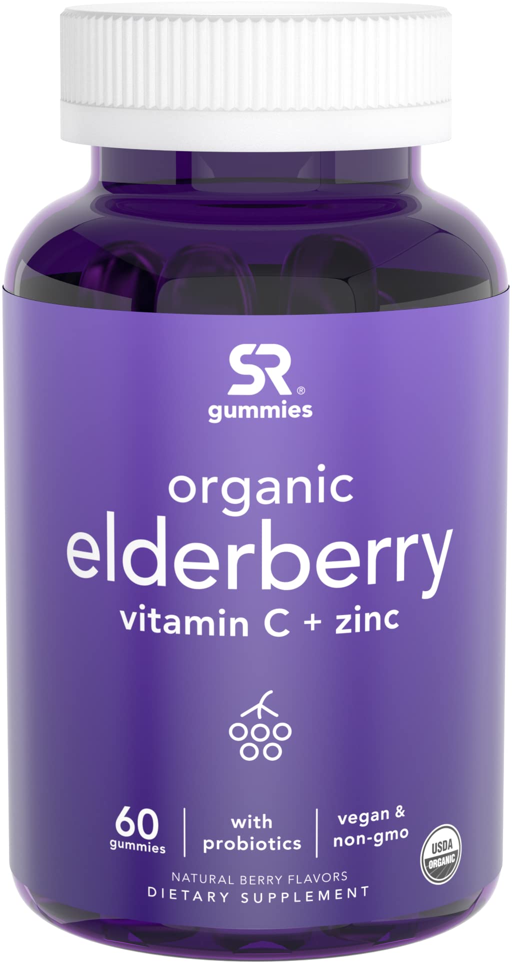 vegan elderberry gummies with probiotics