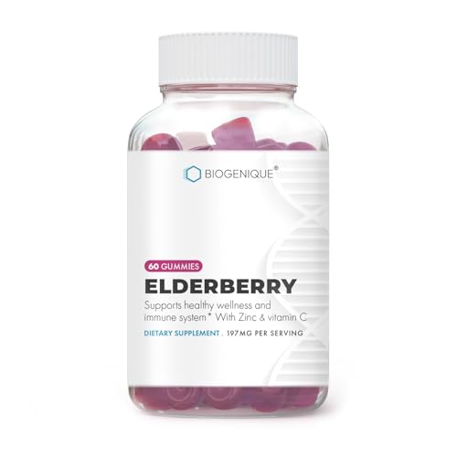 Vegan elderberry gummies with vitamin C