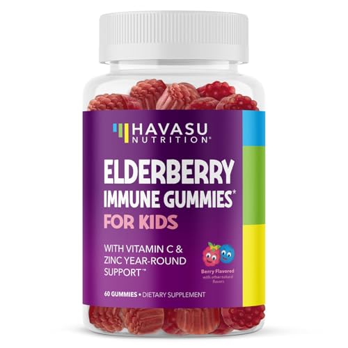 Vegan elderberry gummies with vitamin C