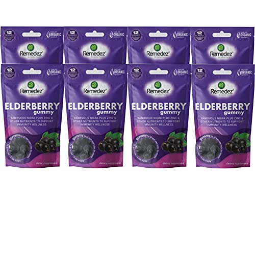 Vegan elderberry gummies with vitamins
