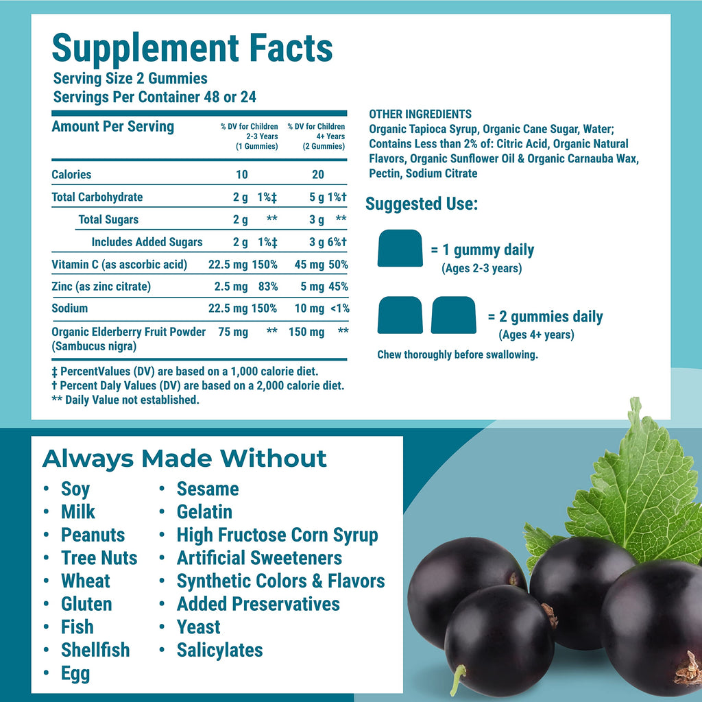 vegan elderberry gummies with zinc