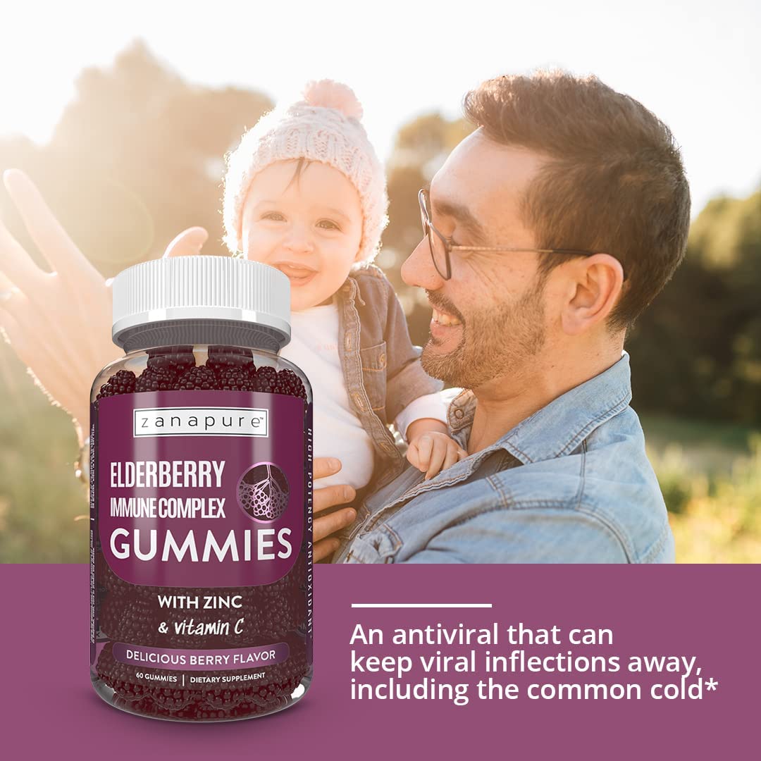 vegan elderberry gummies with zinc