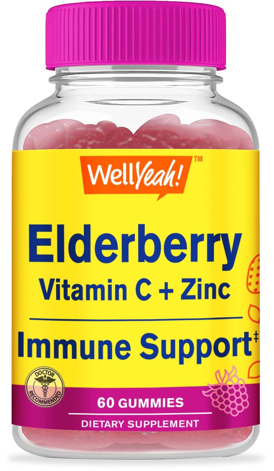 vegan elderberry gummies with zinc