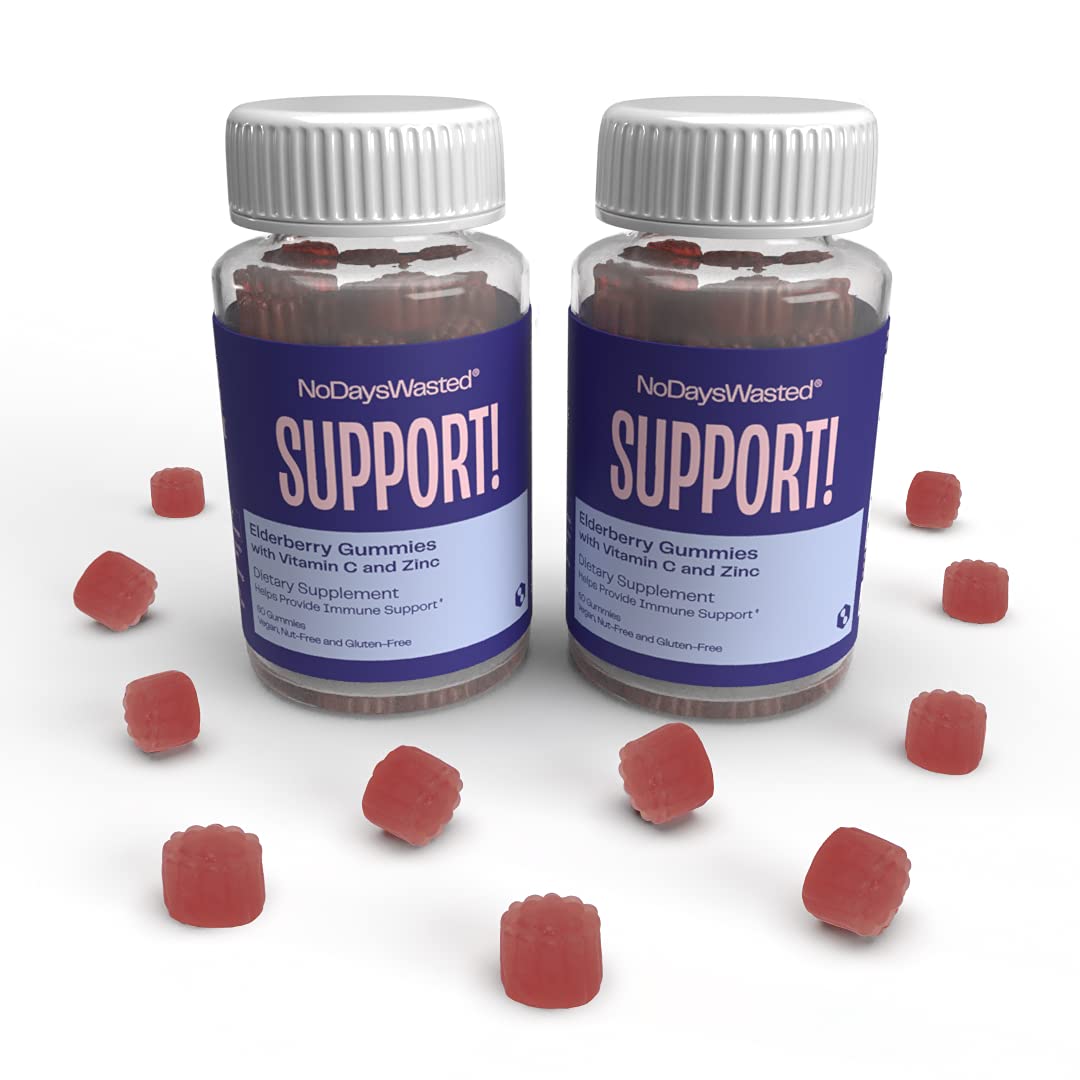 vegan elderberry immune support gummies