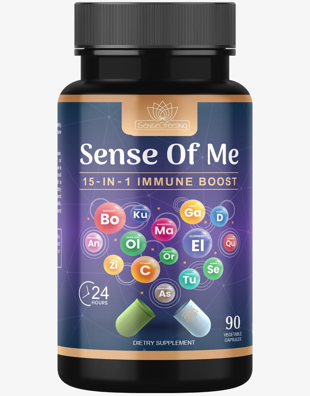 vegan elderberry immune support supplement