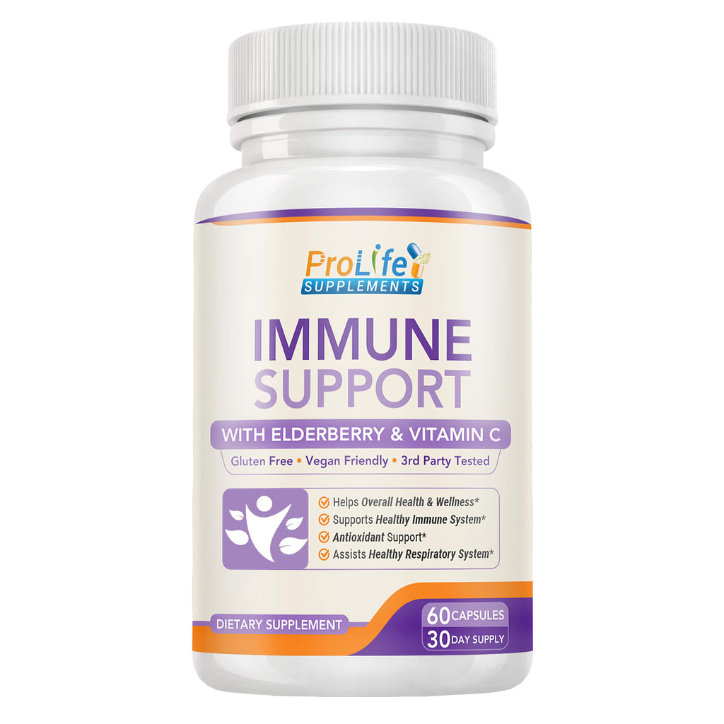 vegan elderberry immune support supplement