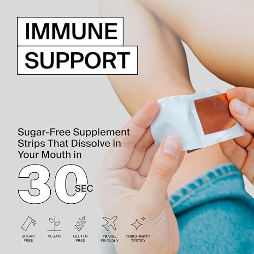 vegan elderberry immunity strips