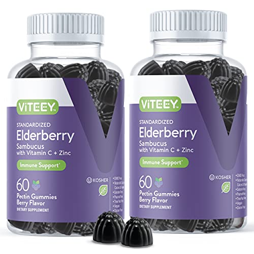 vegan elderberry immunity support gummies