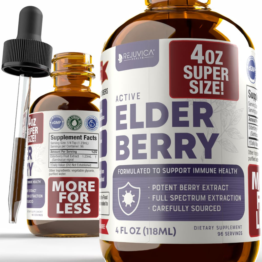 Vegan elderberry liquid extract benefits
