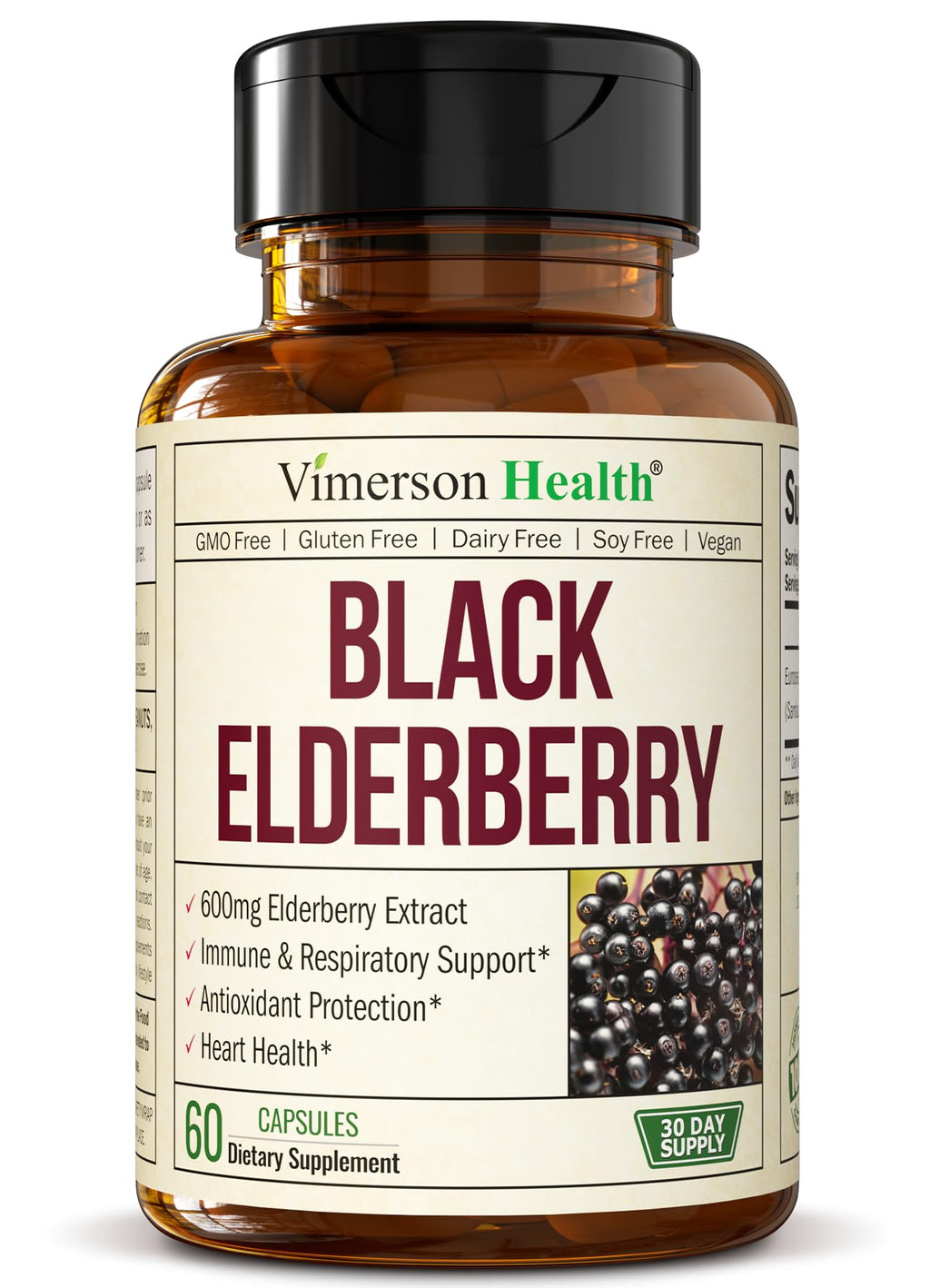 vegan elderberry supplement for health