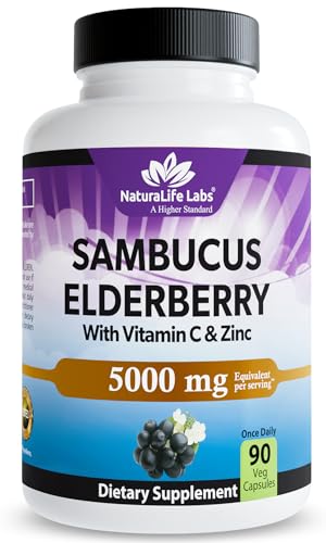 Vegan elderberry supplement with Vitamin C